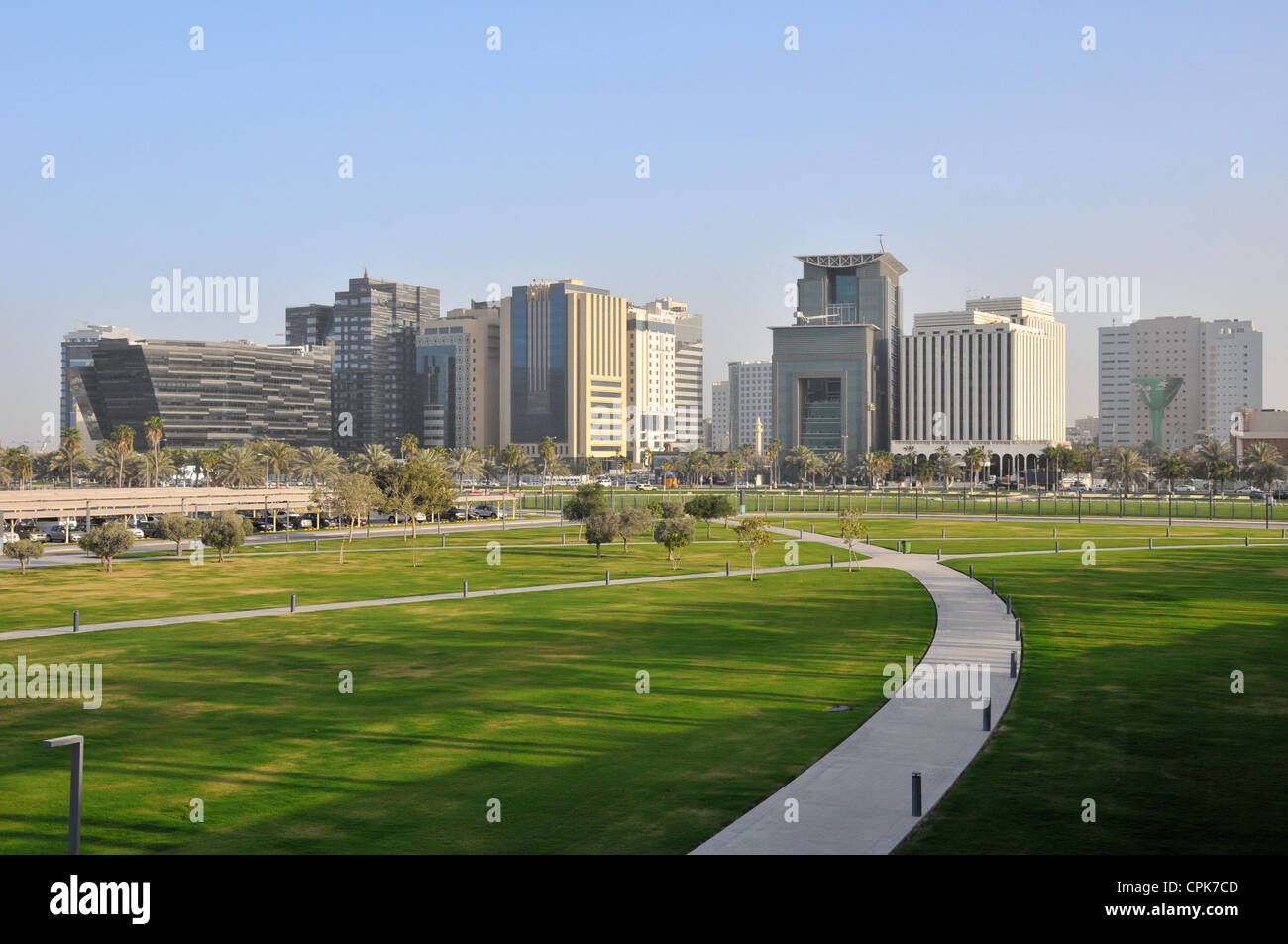 Doha corniche promenade hi-res stock photography and images - Alamy