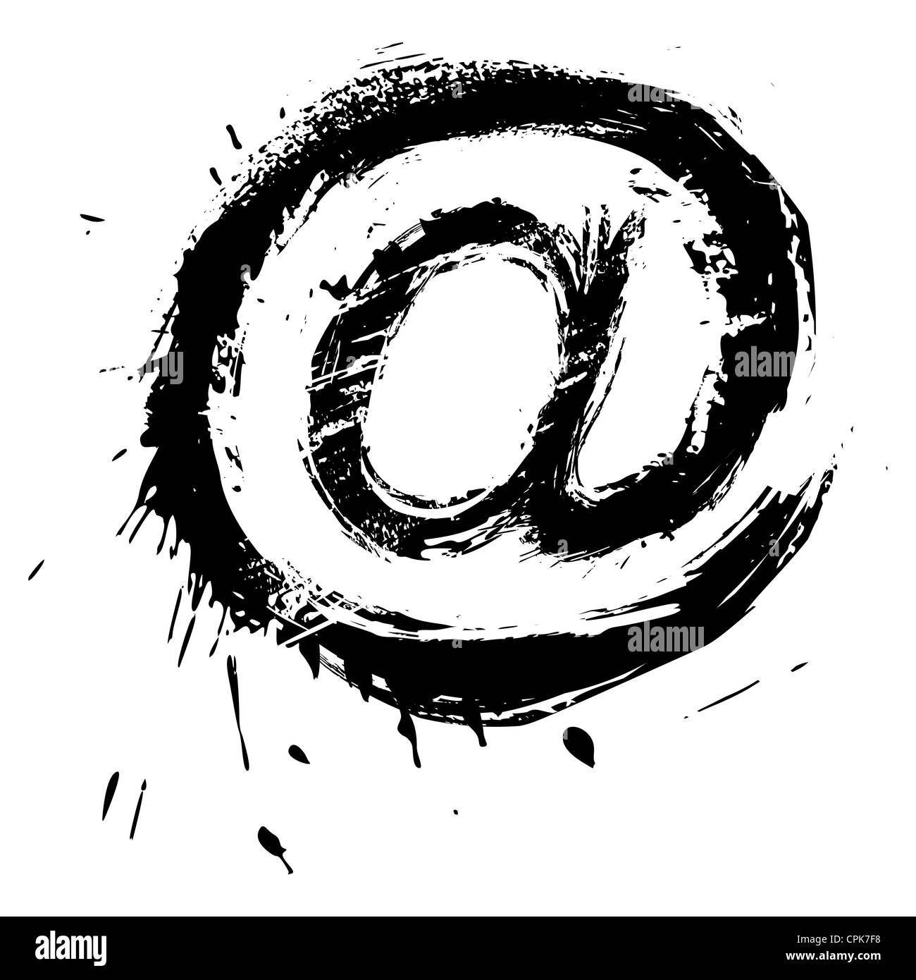 Mailbox symbol Black and White Stock Photos & Images - Alamy
