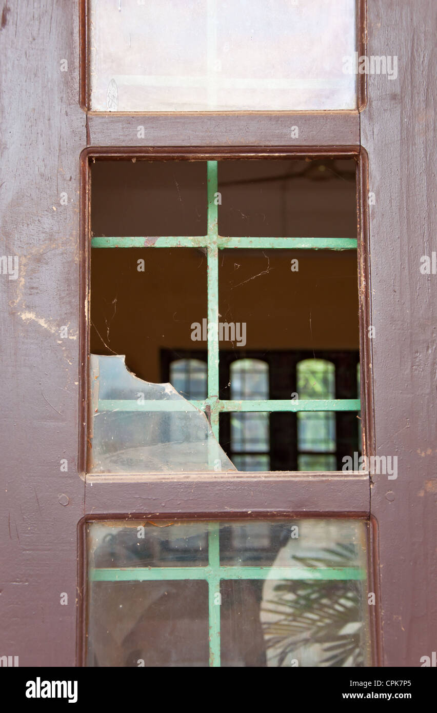 Broken School Window High Resolution Stock Photography and Images - Alamy