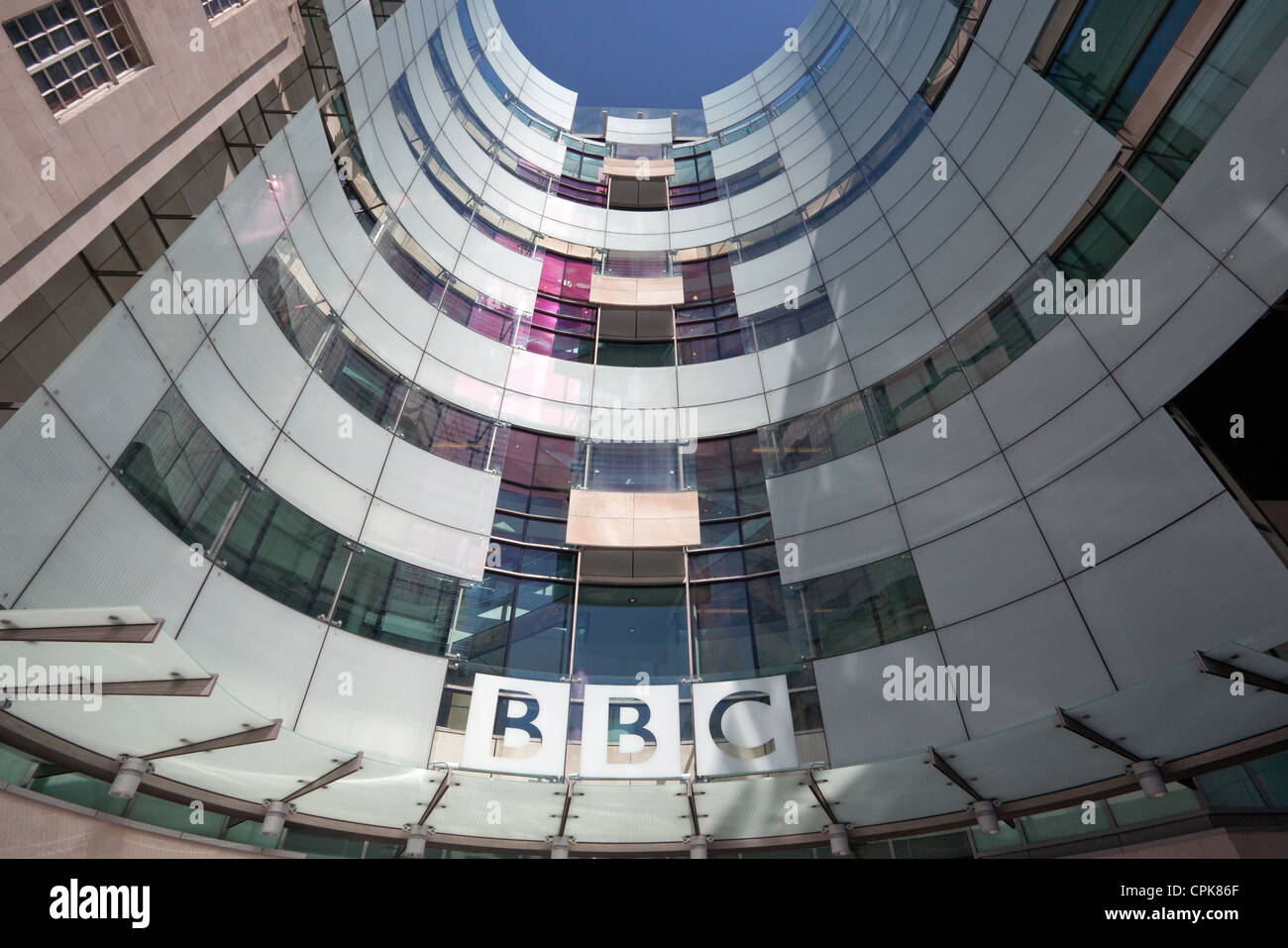 Bbc broadcasting house exterior hi-res stock photography and images - Alamy