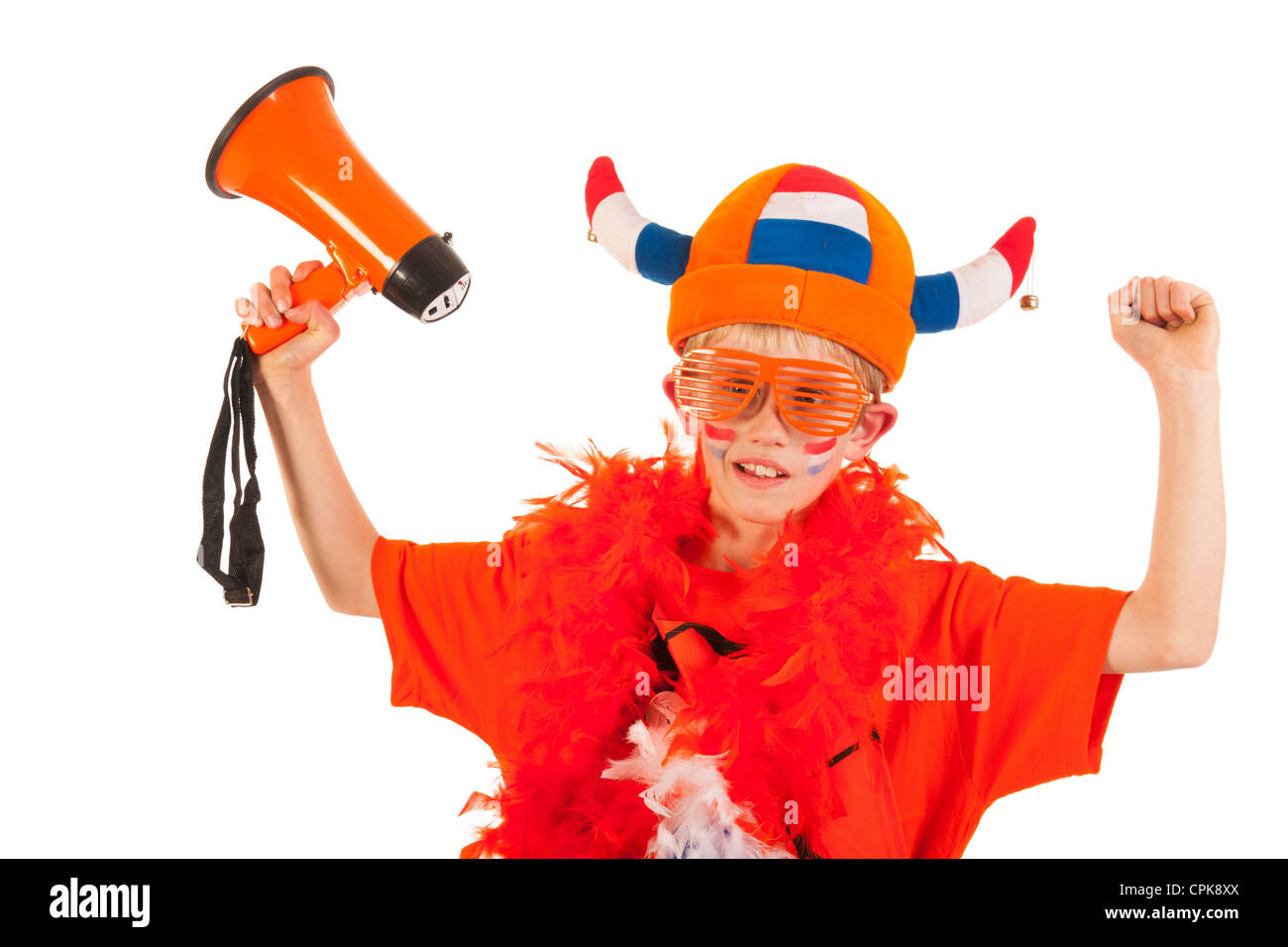 Football fan megaphone hi-res stock photography and images - Alamy