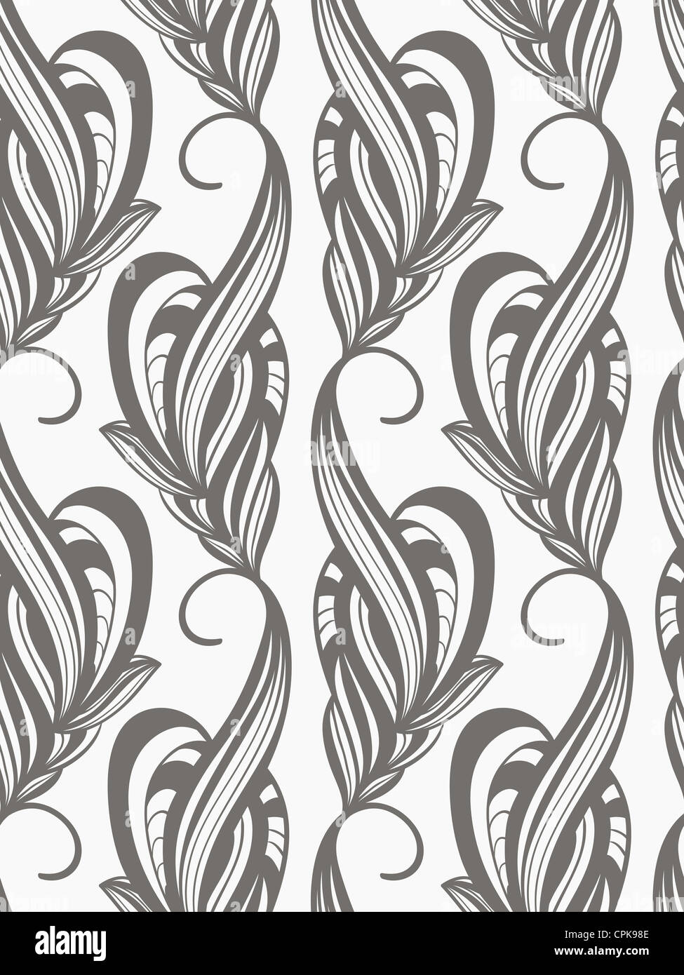 vector seamless monochrome pattern Stock Photo - Alamy