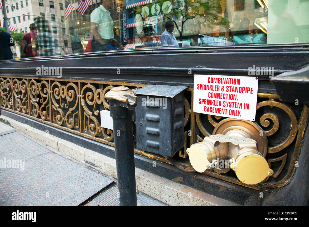 Combination sprinkler standpipe connection fixed hi-res stock ...