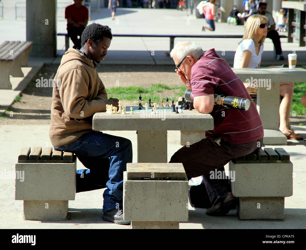 Black chess men hi-res stock photography and images - Alamy