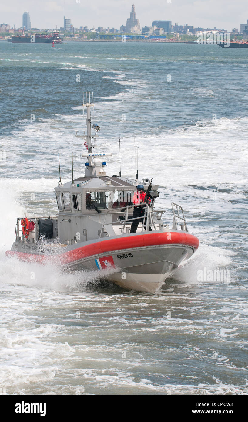 US Coast Guard patrol patrolling exercise protection vessel boat vessel ...
