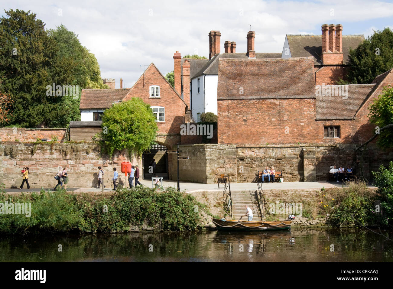Watergate River Severn Worcester Worcestershire England UK Stock Photo ...