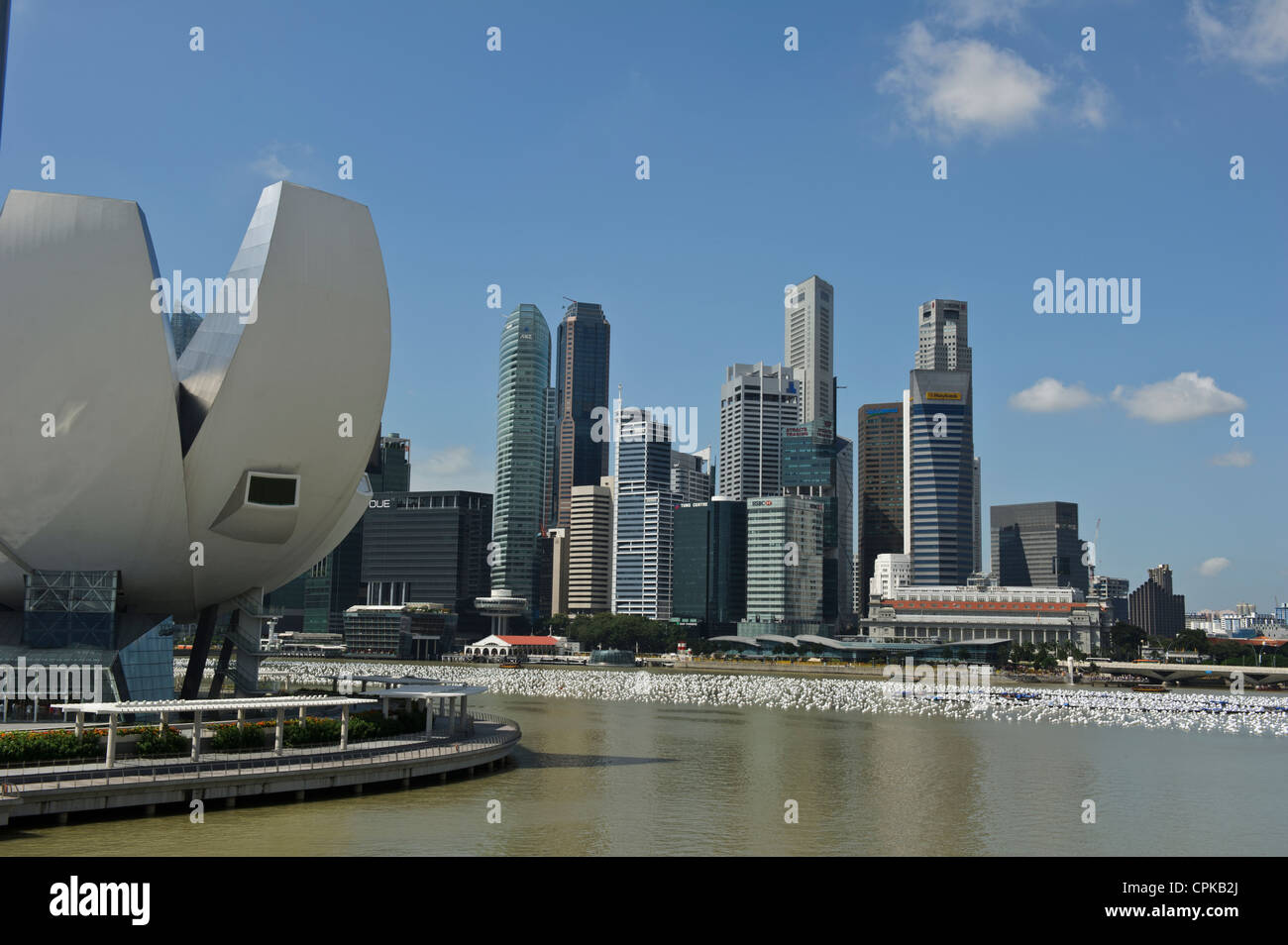 Marina Bay waterfront, Singapore Stock Photo - Alamy