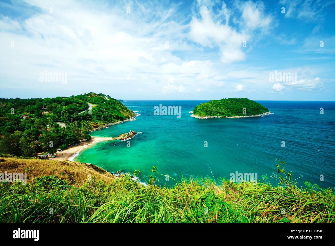 Tropical seascape. HDR processed Stock Photo - Alamy