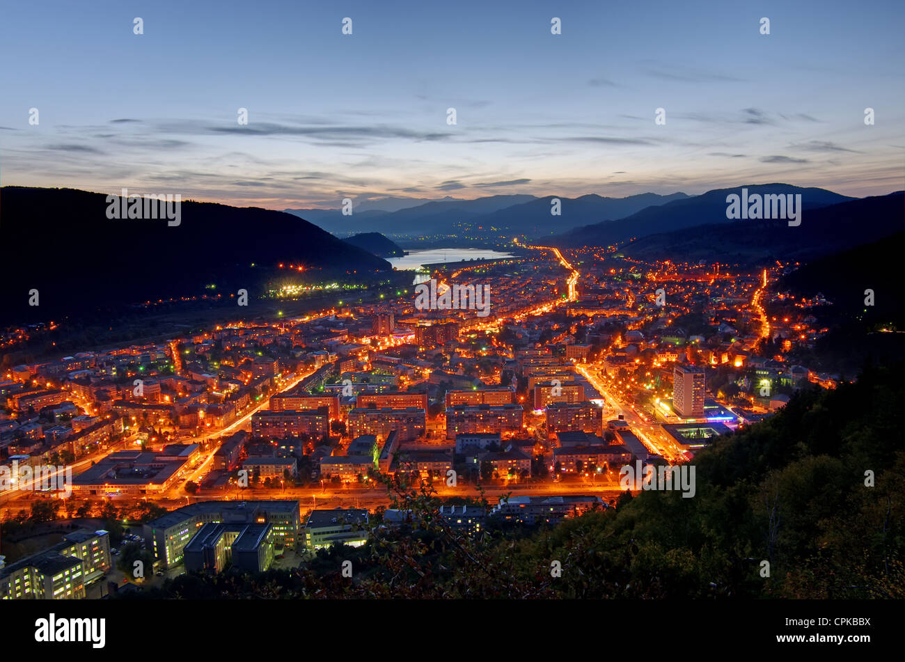 Night scene in outdoor hi-res stock photography and images - Alamy