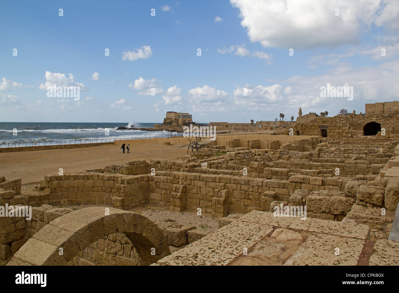 Caesarea Maritima was a city and harbor built by Herod the Great ...