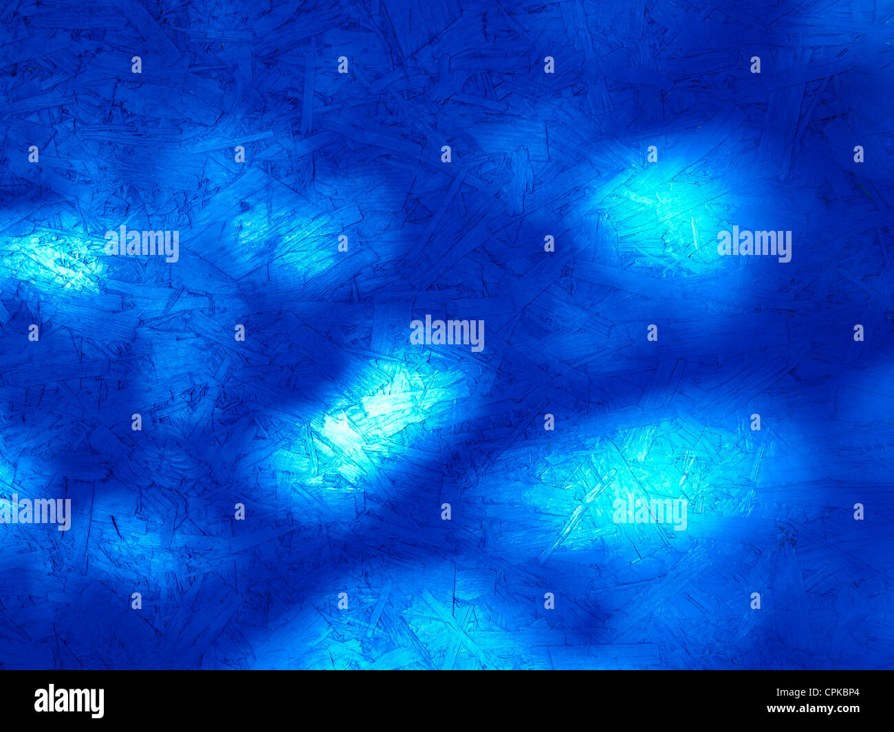 Blue painted fence Stock Photo - Alamy