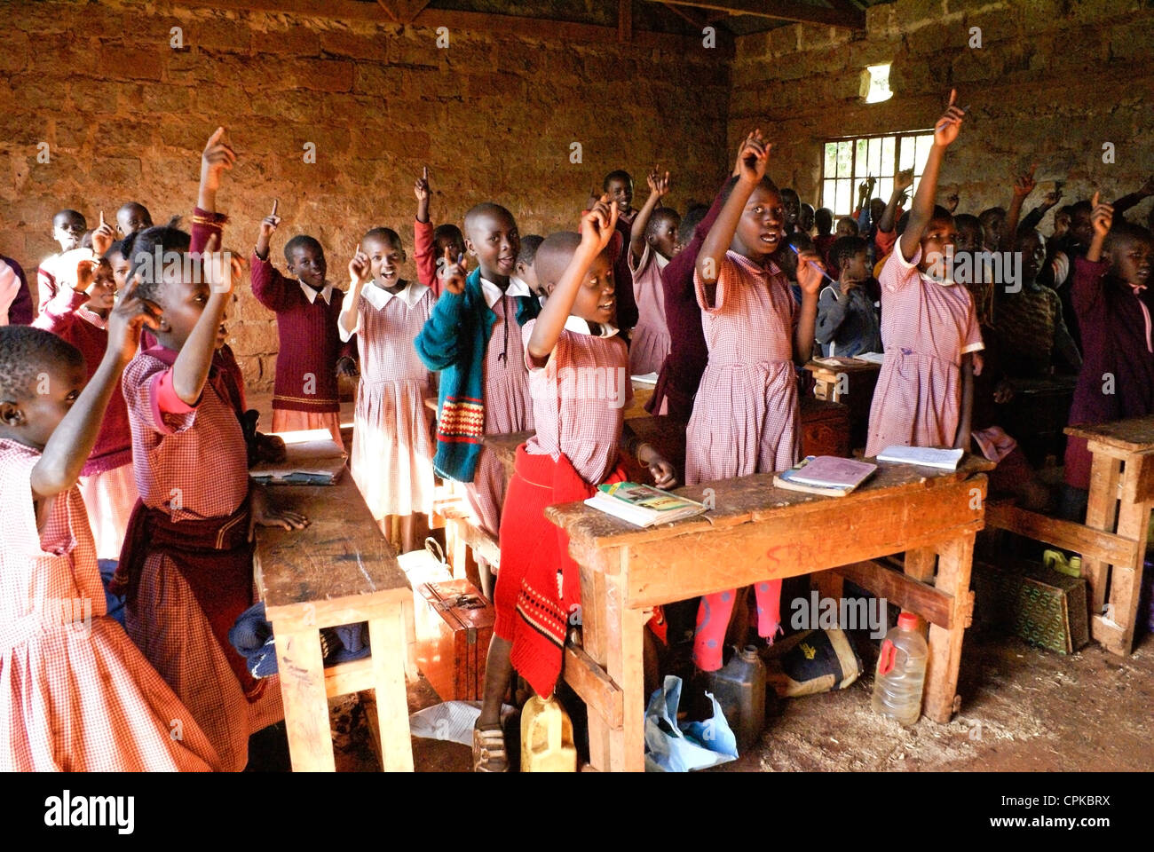 Kenya school classroom students hi-res stock photography and images - Alamy