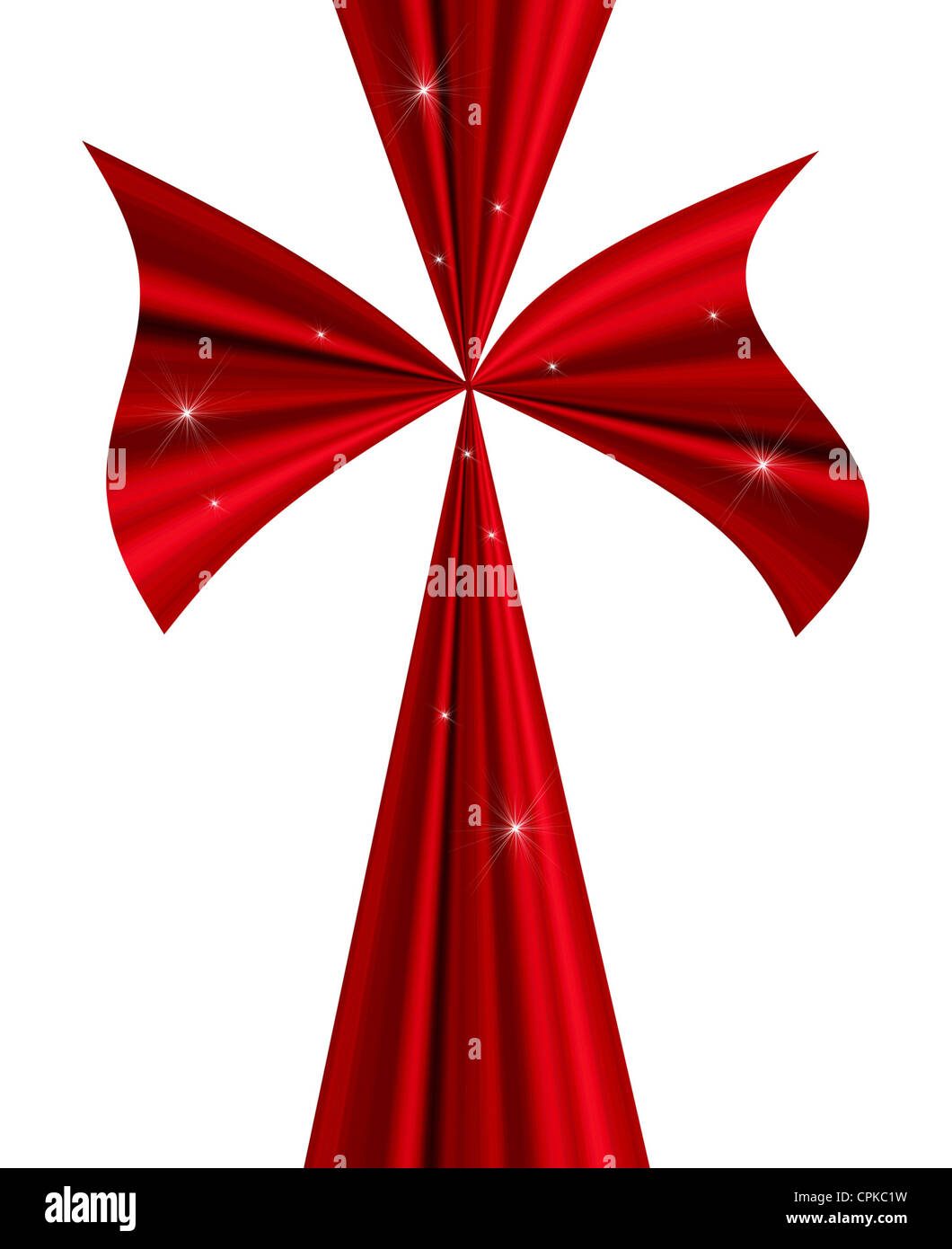 Big Red Bow Stock Photo - Alamy