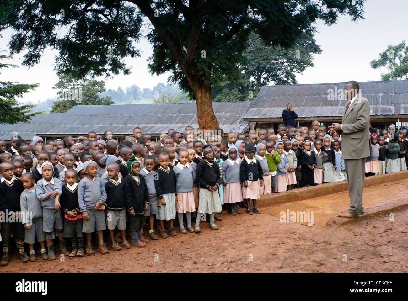 School morning assembly africa hi-res stock photography and images - Alamy
