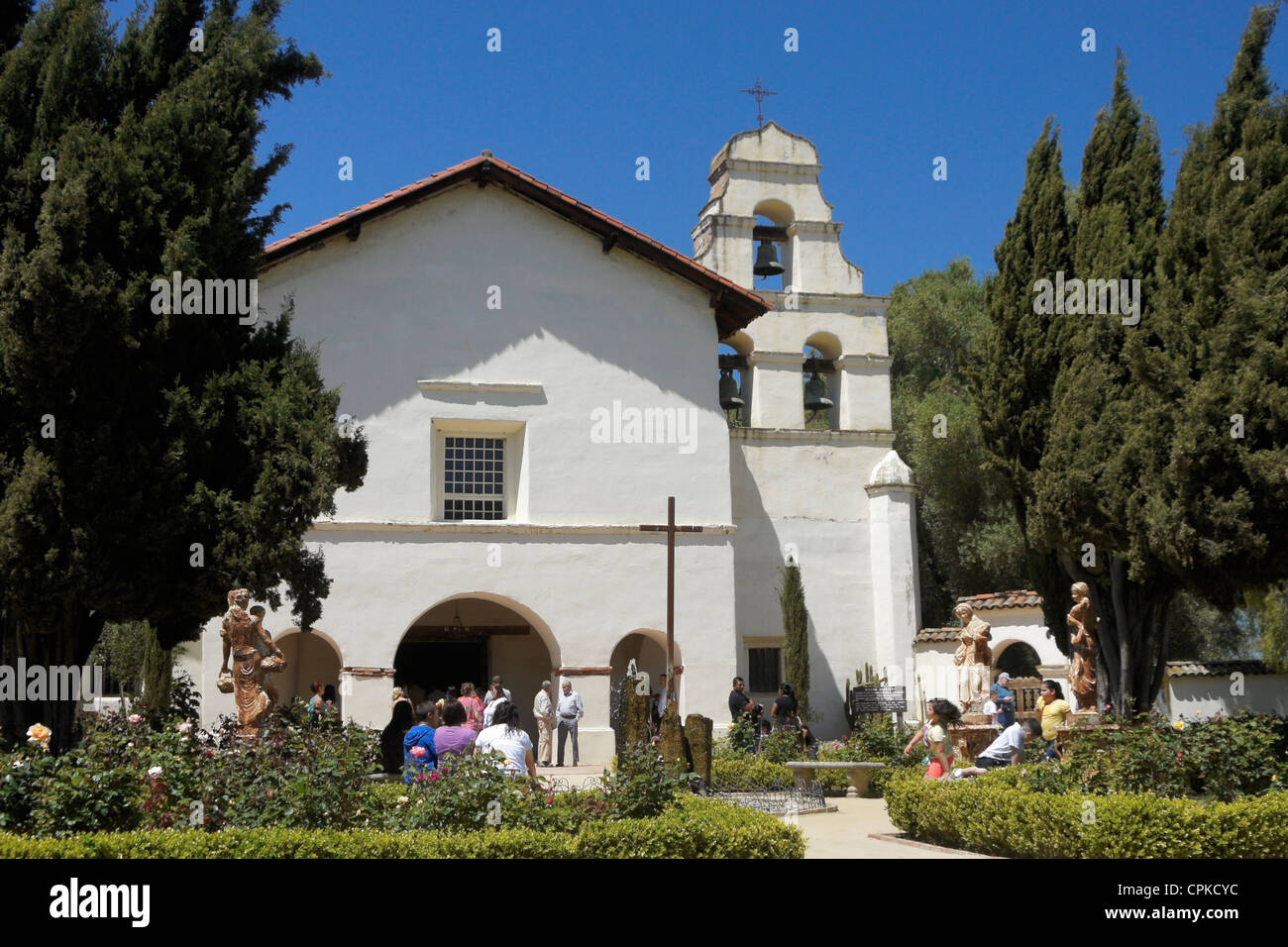 San Juan Bautista Mission, San Juan Bautista, California Stock Photo ...