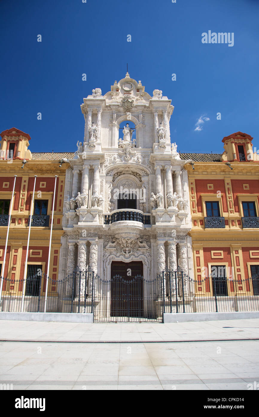 public building at Seville city Andalusia in Spain Stock Photo - Alamy