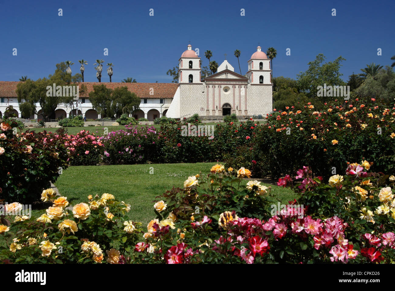 Mission Santa Barbara, Santa Barbara, California Stock Photo - Alamy