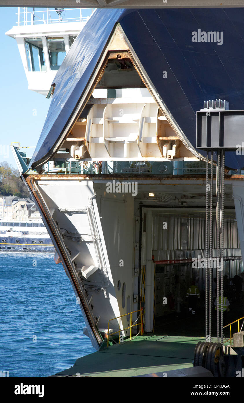 bow door open on the calmac caledonian macbrayne mv lord of the isles ...