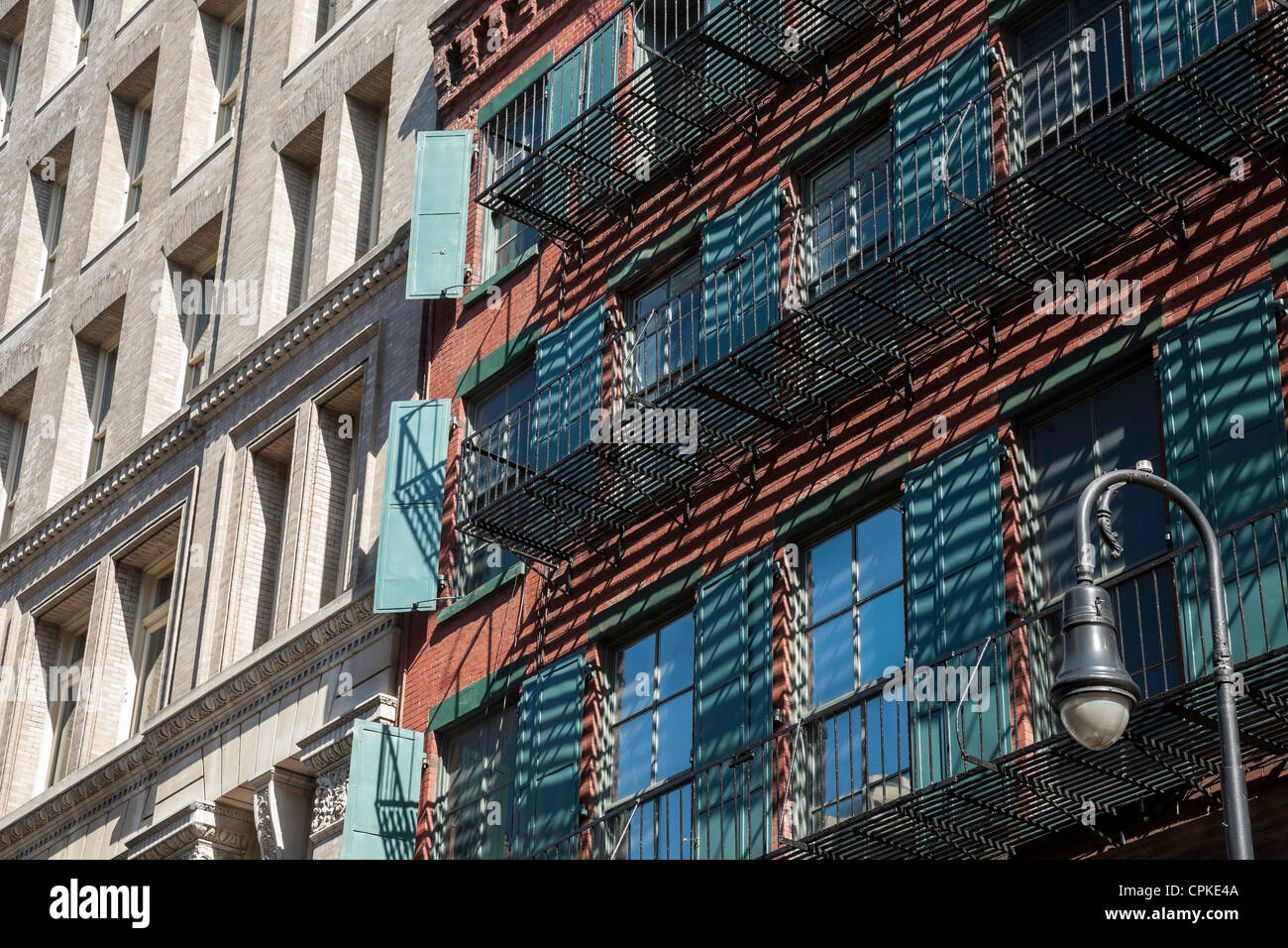 Building Facades, SoHo-Cast Iron Historic District, NYC Stock Photo - Alamy