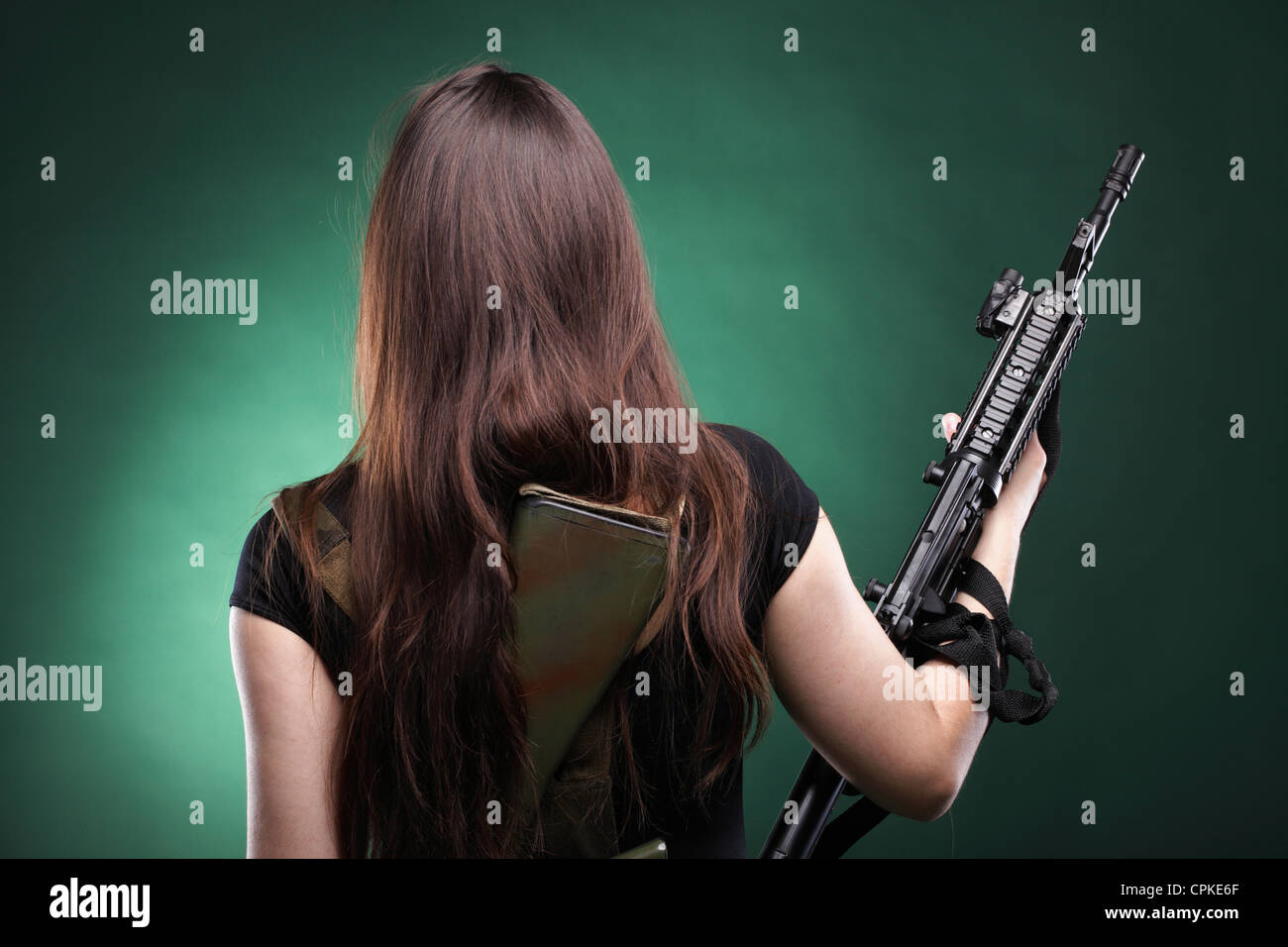 Military Girls And Guns