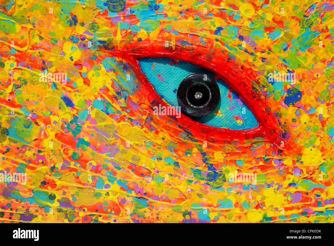 Eye painting hi-res stock photography and images - Alamy