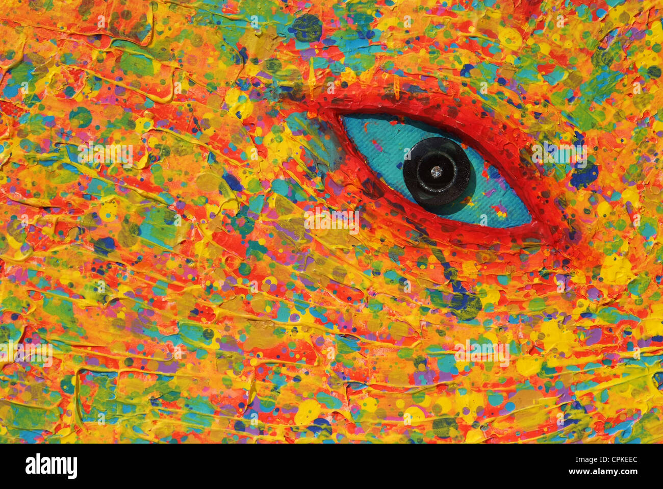 Eye painting hi-res stock photography and images - Alamy