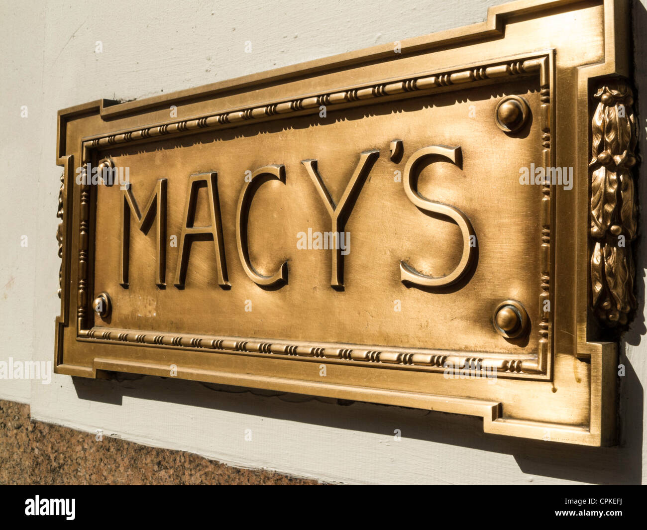Macy's Sign, Herald Square, NYC Stock Photo - Alamy