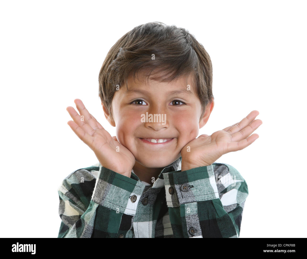 Young charming happy boy Stock Photo - Alamy