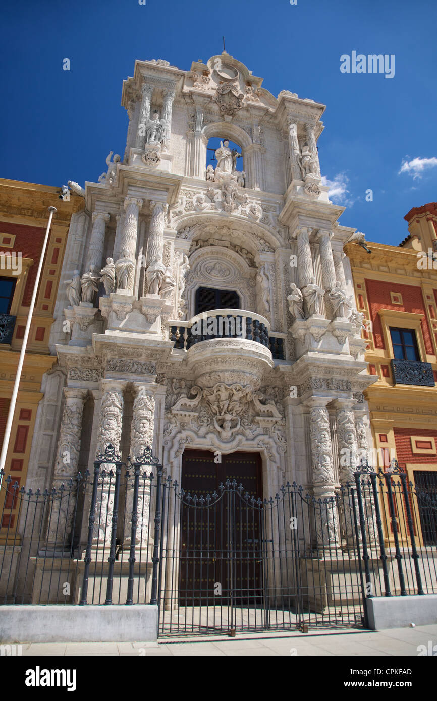 public building at Seville city Andalusia in Spain Stock Photo - Alamy
