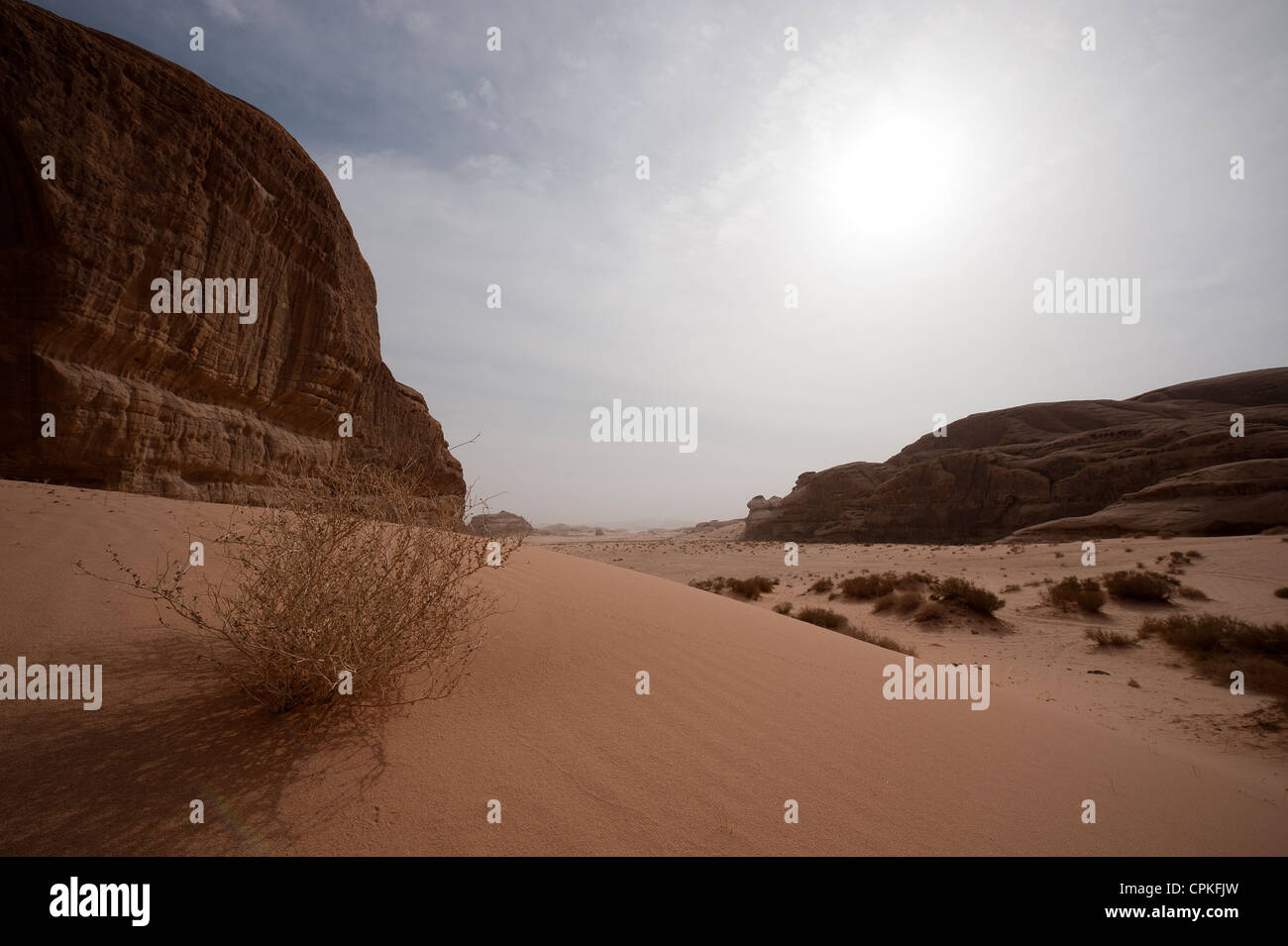 Desert landscape in Saudi Arabia Stock Photo - Alamy