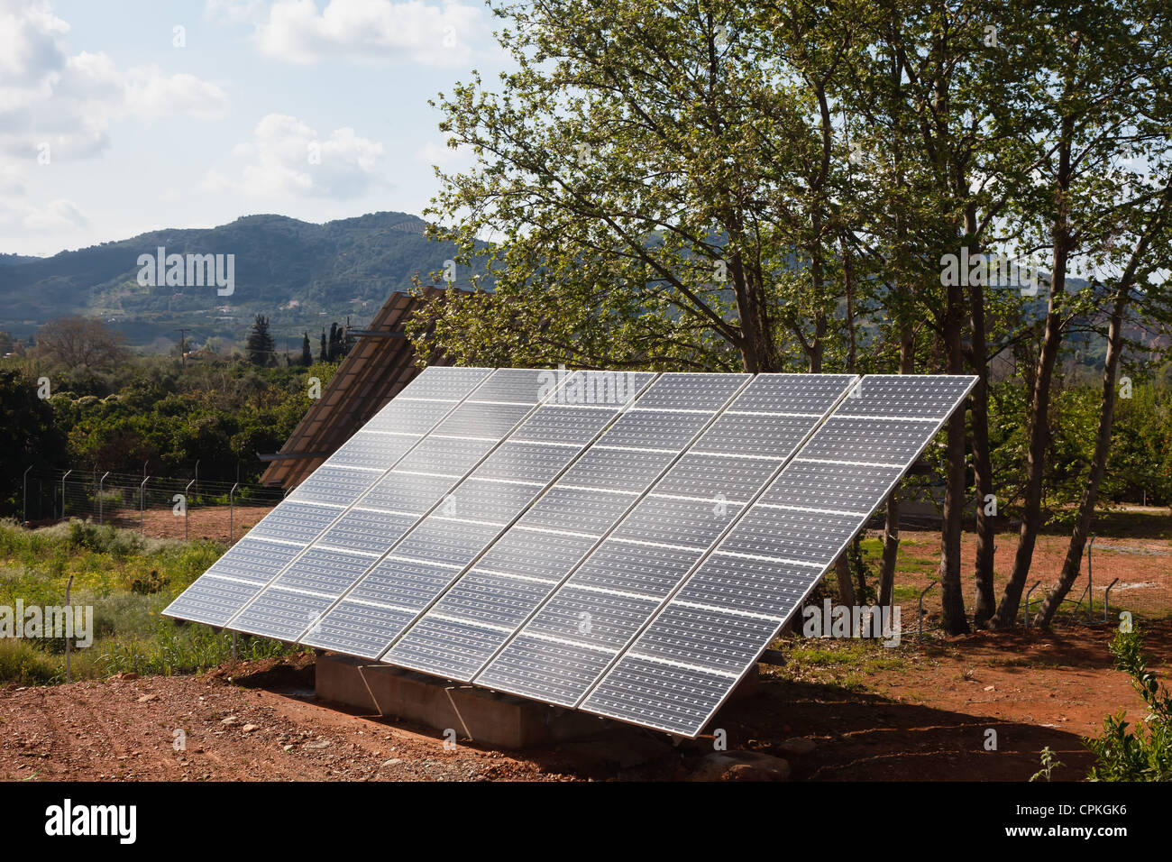 Solar power greece hi-res stock photography and images - Alamy