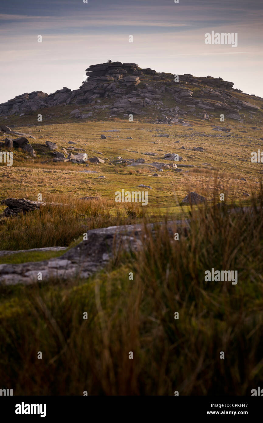 Rough Tor or Roughtor on Bodmin Moor, Cornwall Stock Photo - Alamy