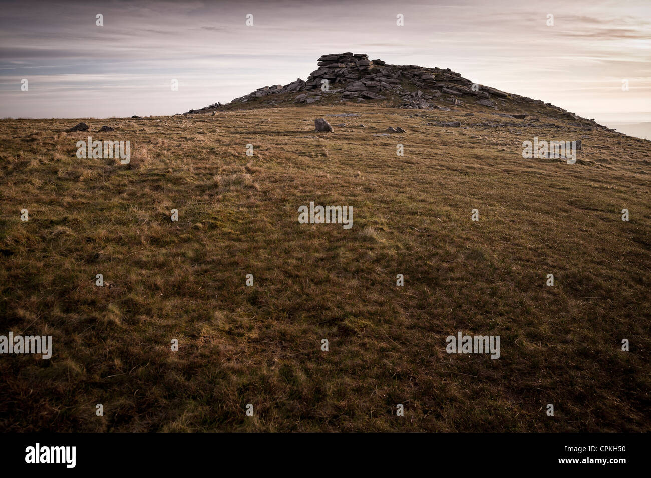 Rough Tor or Roughtor on Bodmin Moor, Cornwall Stock Photo - Alamy
