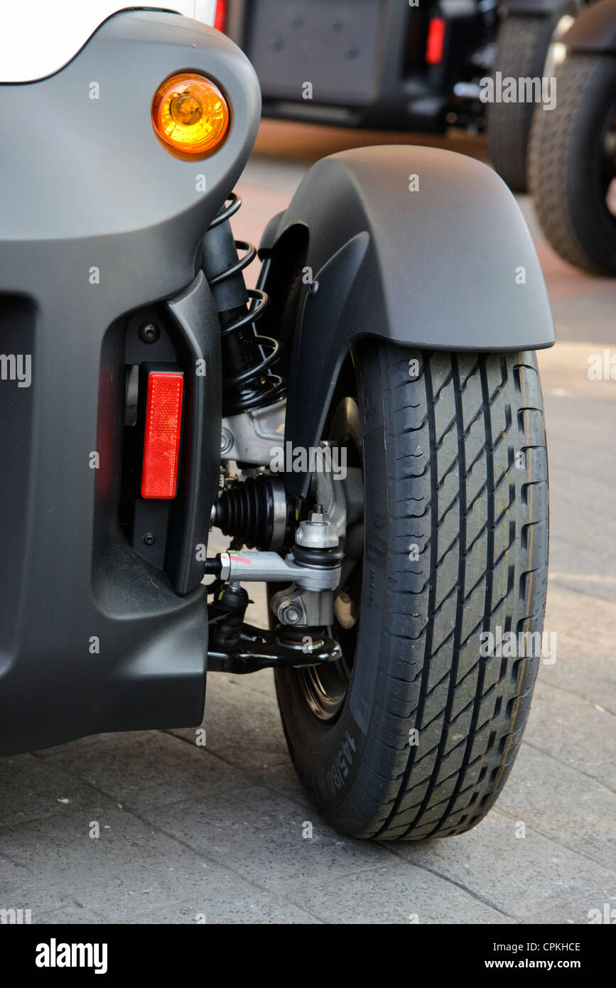 Detail of the wheel of the Renault Twizy Stock Photo - Alamy