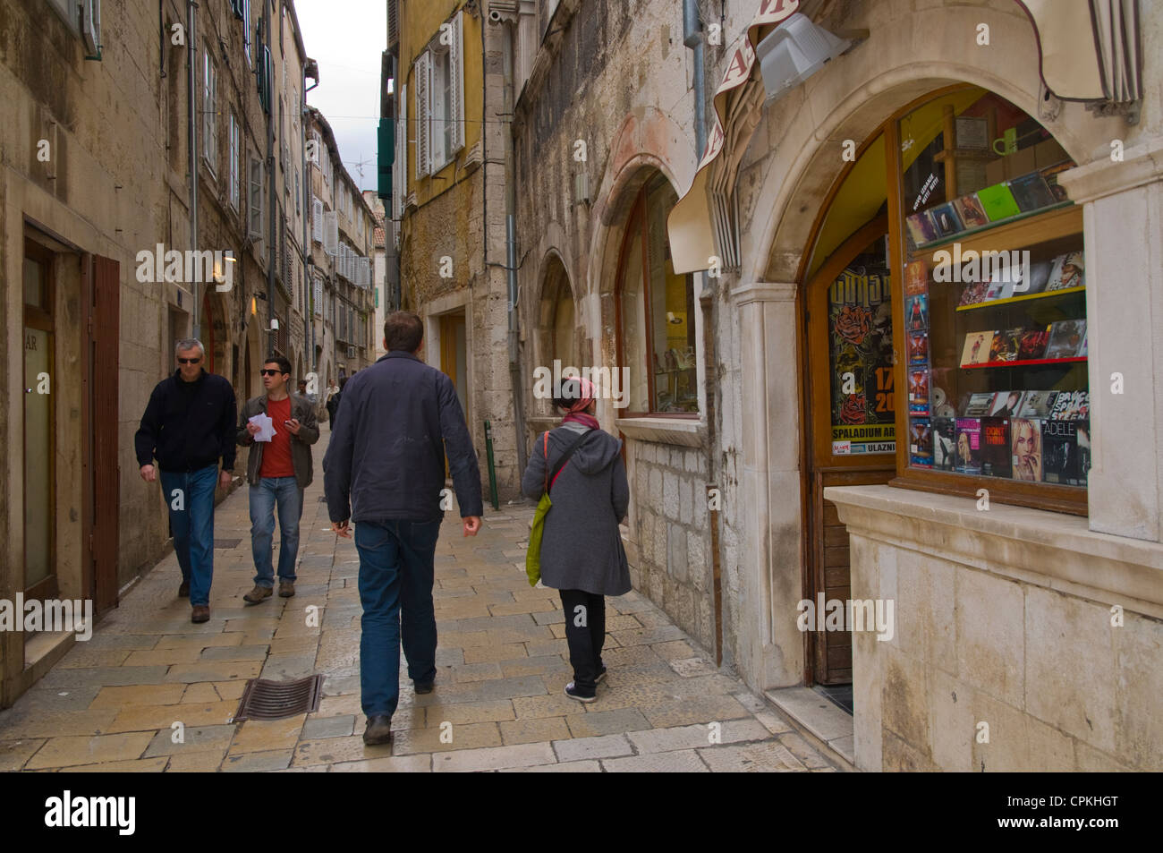Grad the old town Split Dalmatian coast Croatia Europe Stock Photo - Alamy