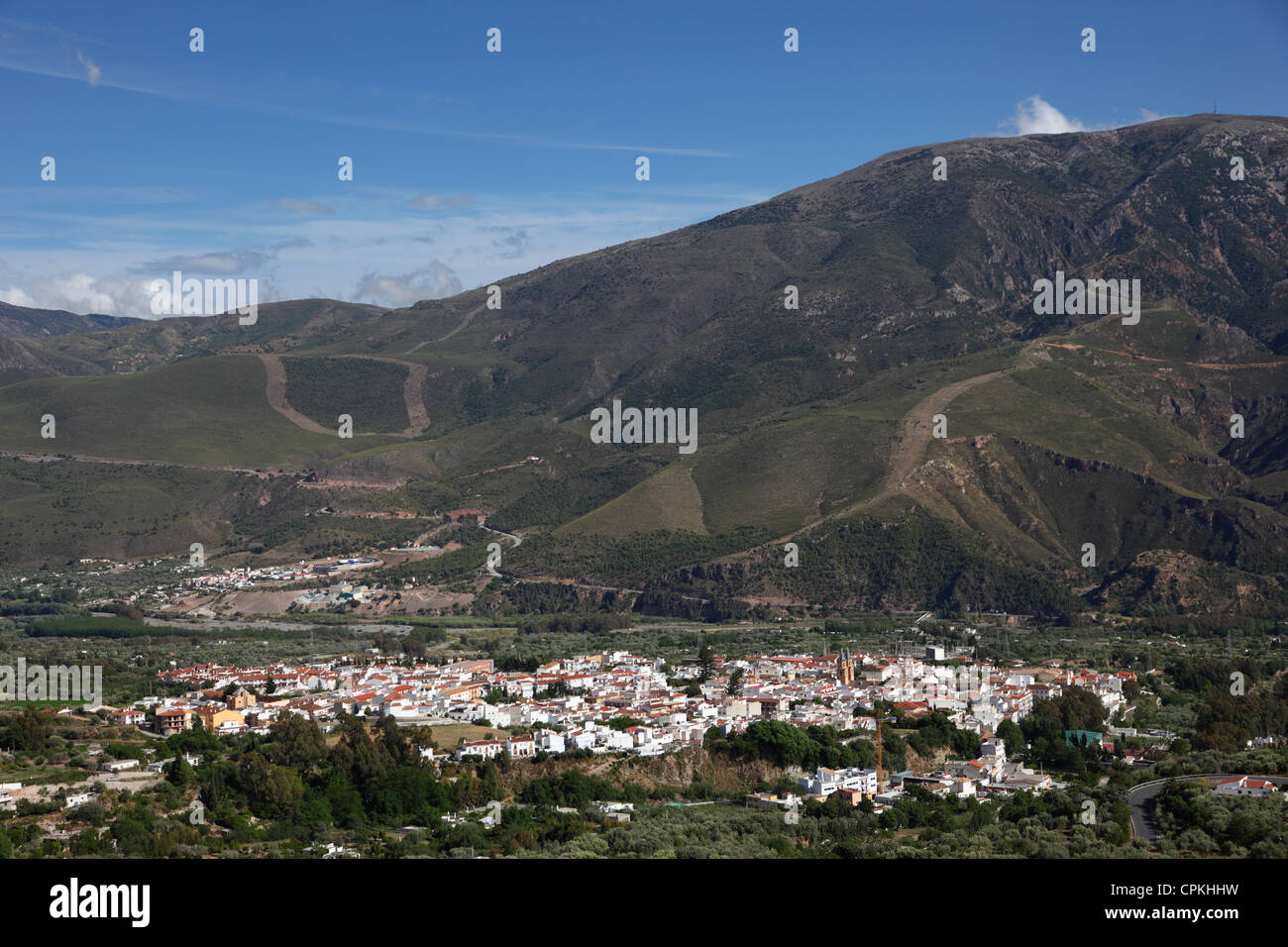 Andalusian village Orgiva, Spain Stock Photo - Alamy