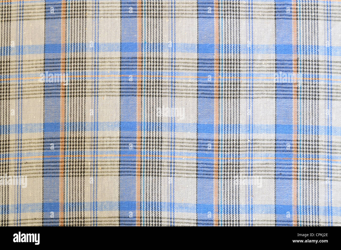 Blue, gray and brown checkered plaid texture Stock Photo - Alamy
