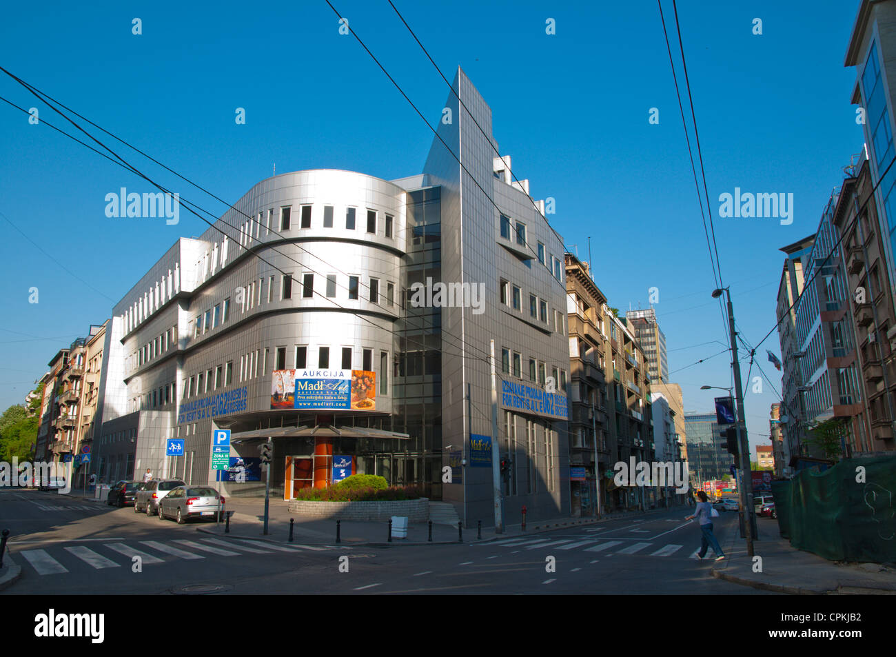 Business complex housing Madlart auction house in Vracar district ...