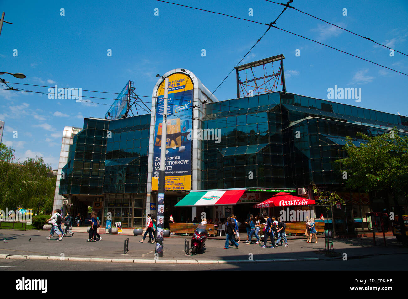 Trg Republike square Belgrade Serbia Europe Stock Photo - Alamy