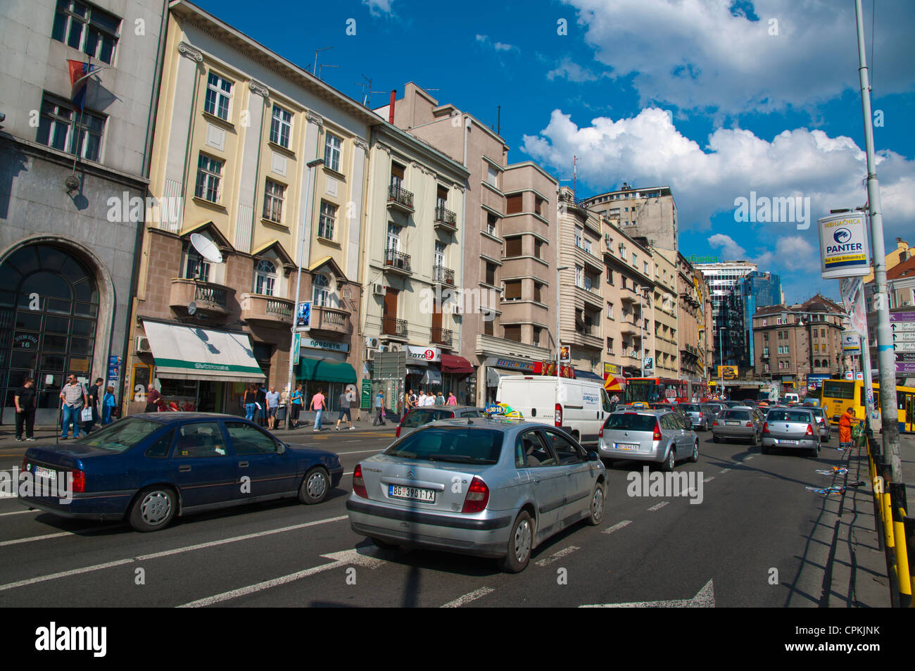 Brankova street central Belgrade Serbia Europe Stock Photo - Alamy