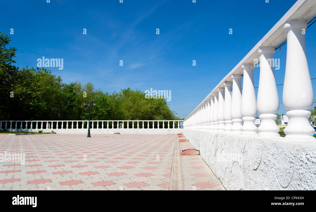Urban exterior columns Stock Photo - Alamy
