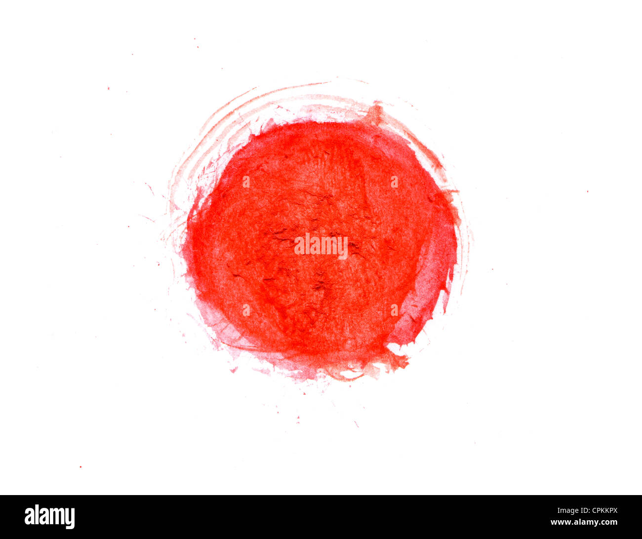 Japan brush stroke flag hi-res stock photography and images - Alamy