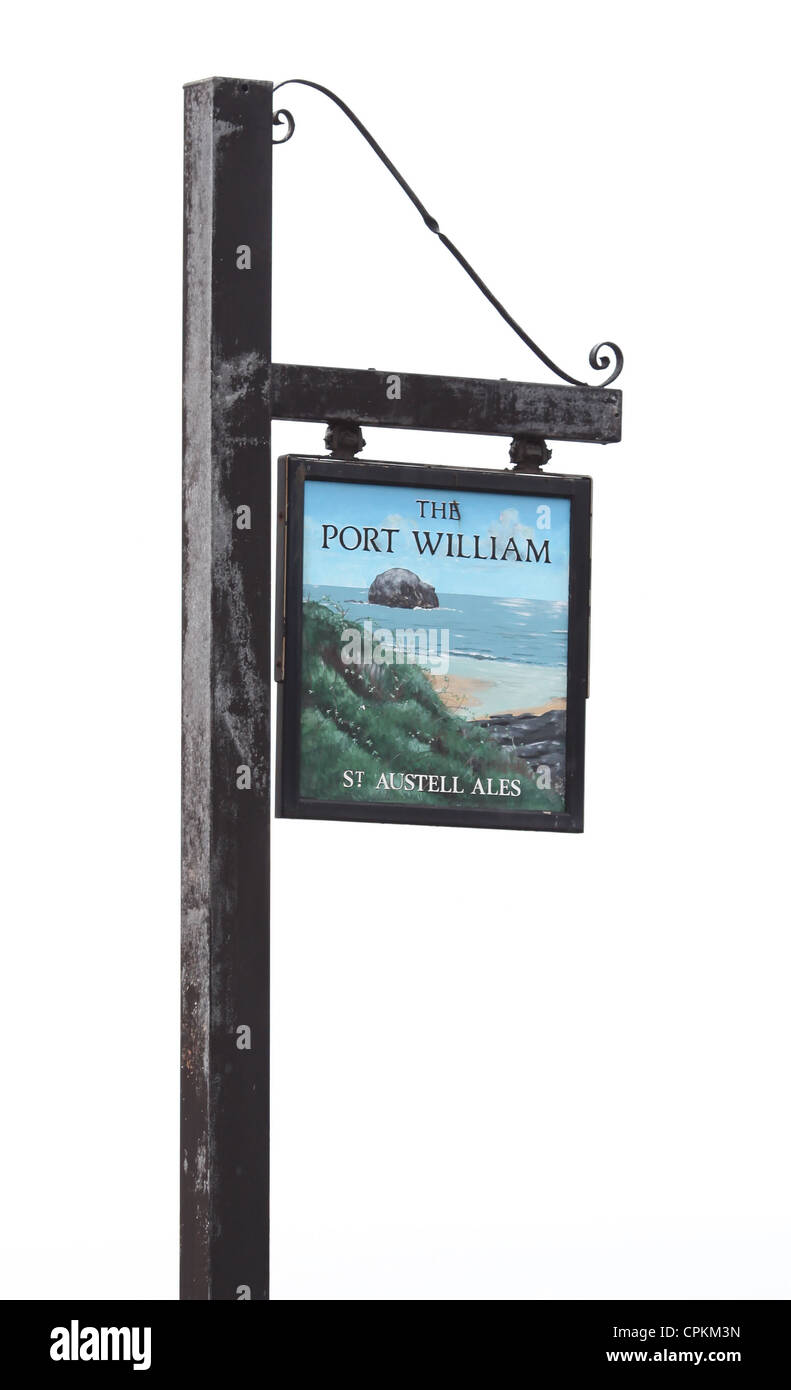 The Port William pub sign in Trebarwith Strand. Picture by James ...