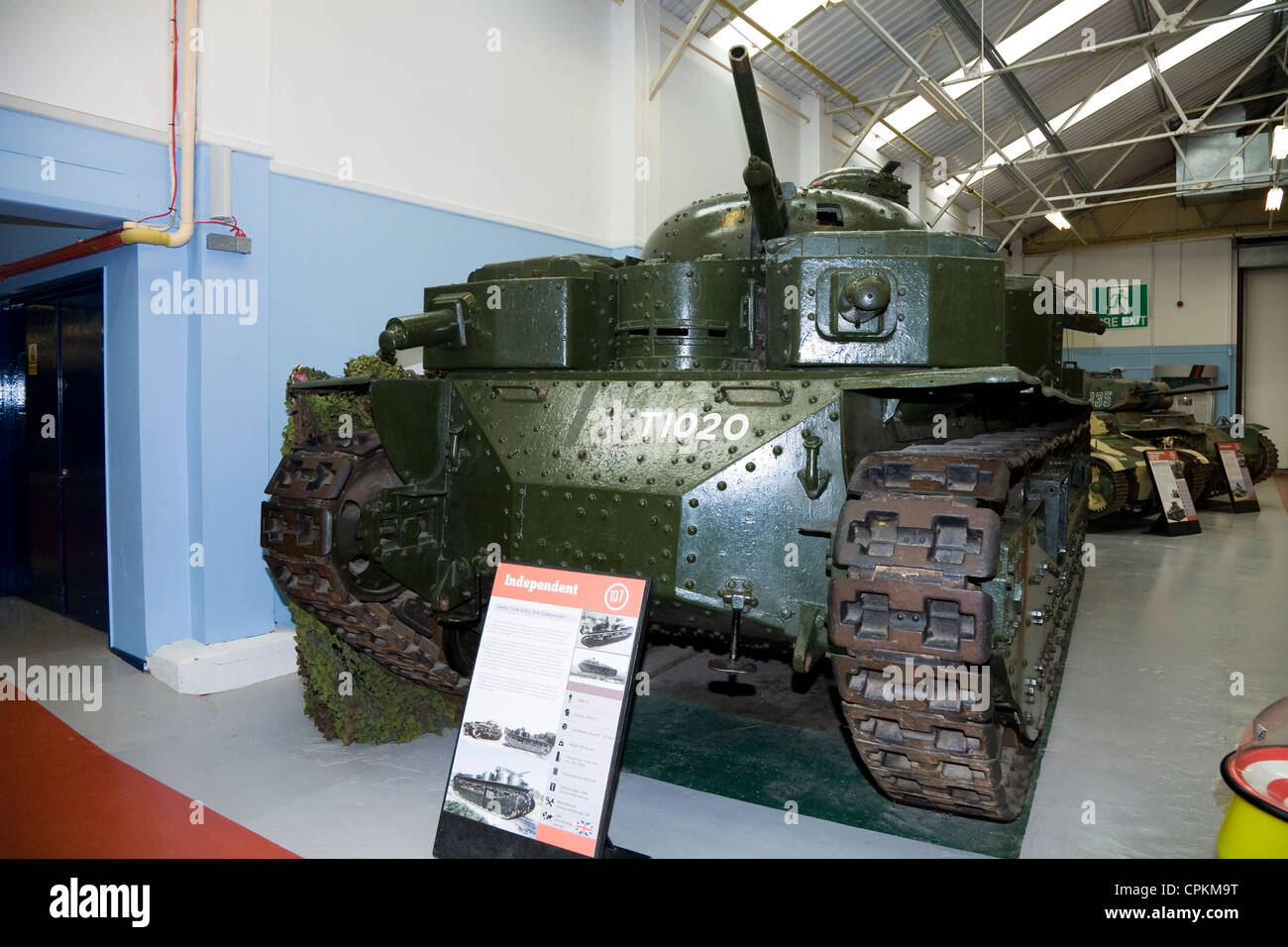 Independent A1E1 multi-turreted tank, designed by Vickers, on display ...
