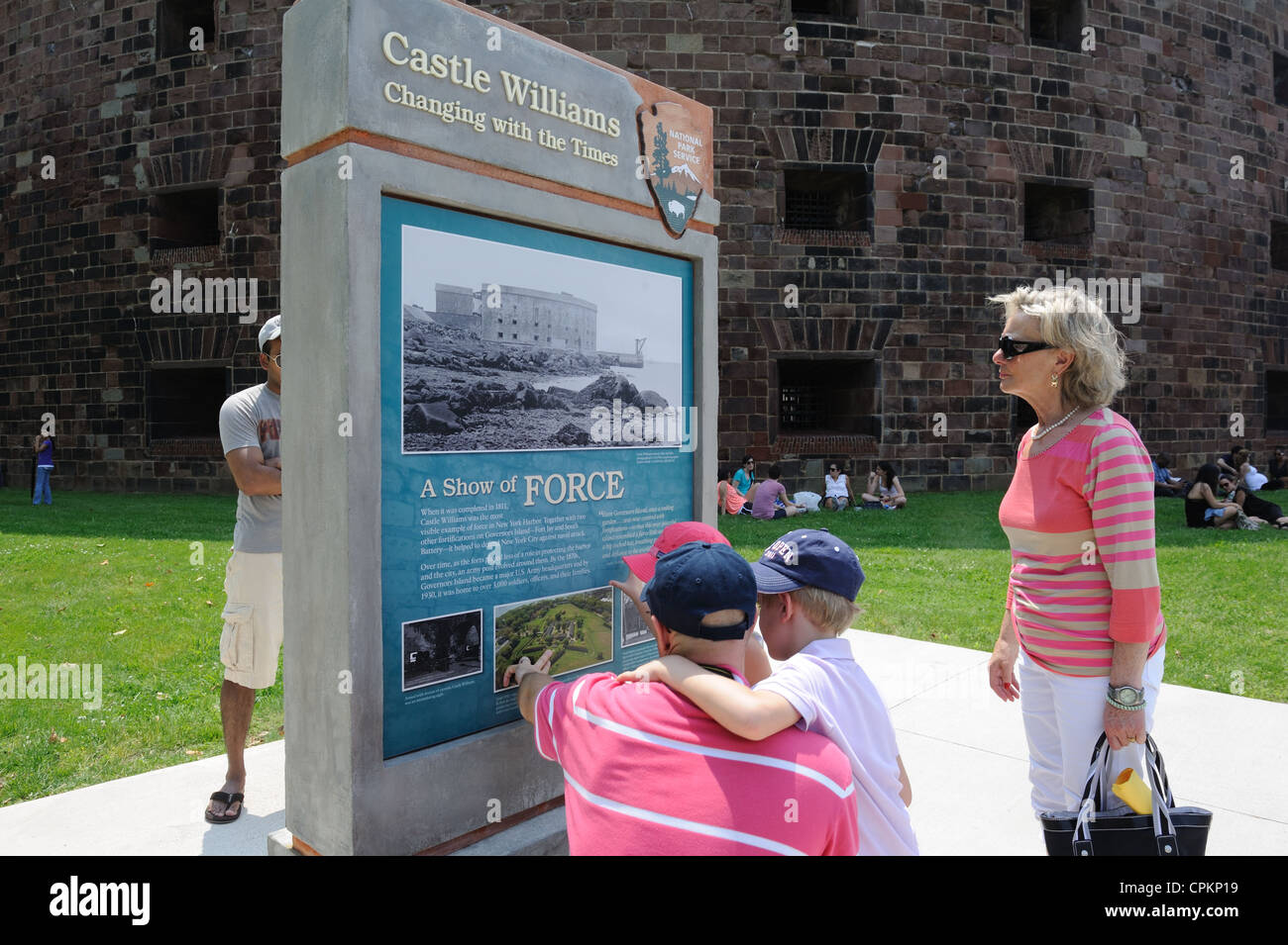 Castle Williams on Governors Island in New York harbor was built ...