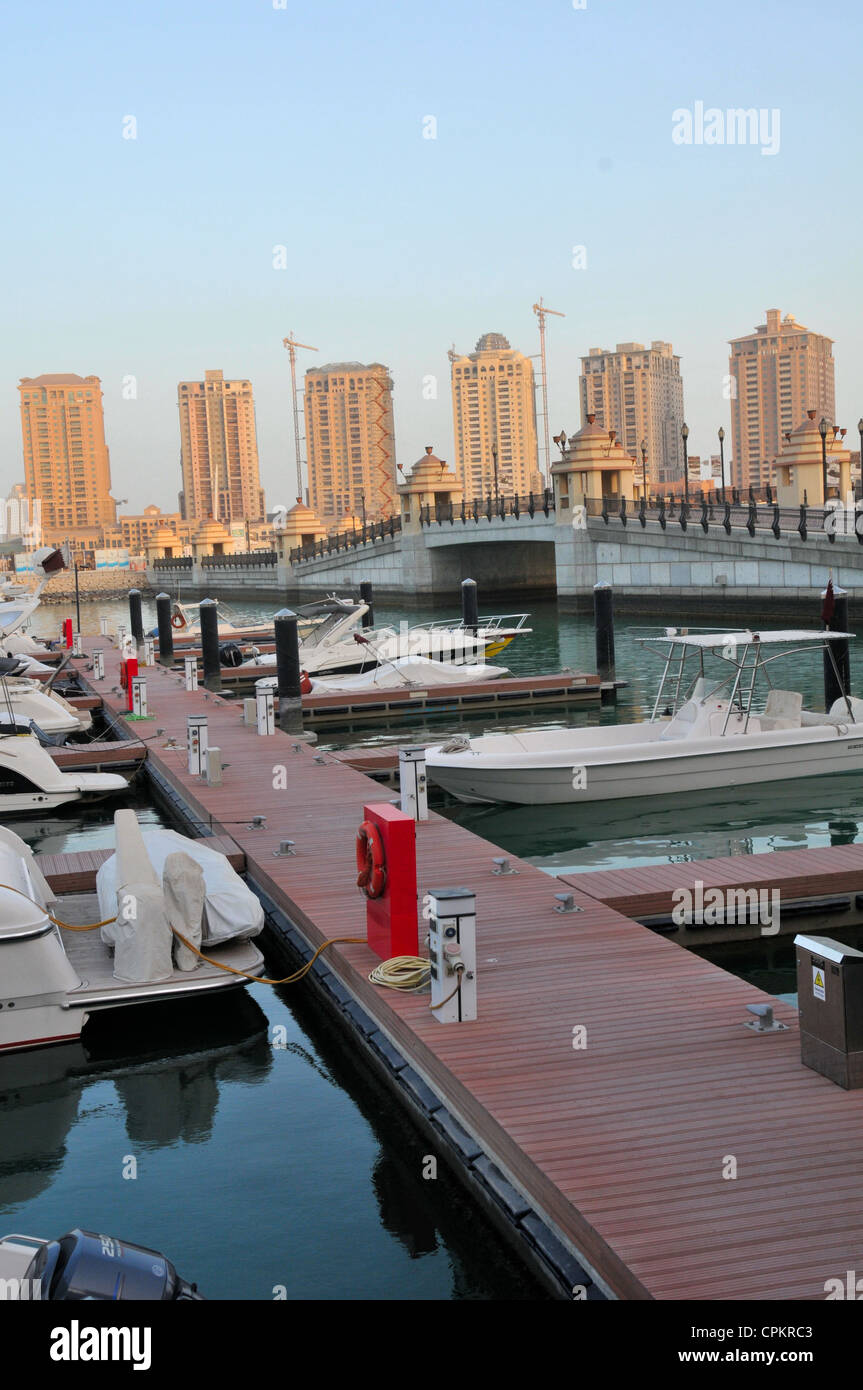 The Pearl - a multi-purpose man-made upscale urban development project ...