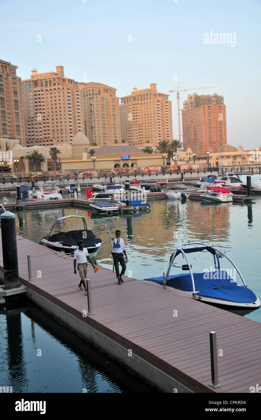 The Pearl - a multi-purpose man-made upscale urban development project ...