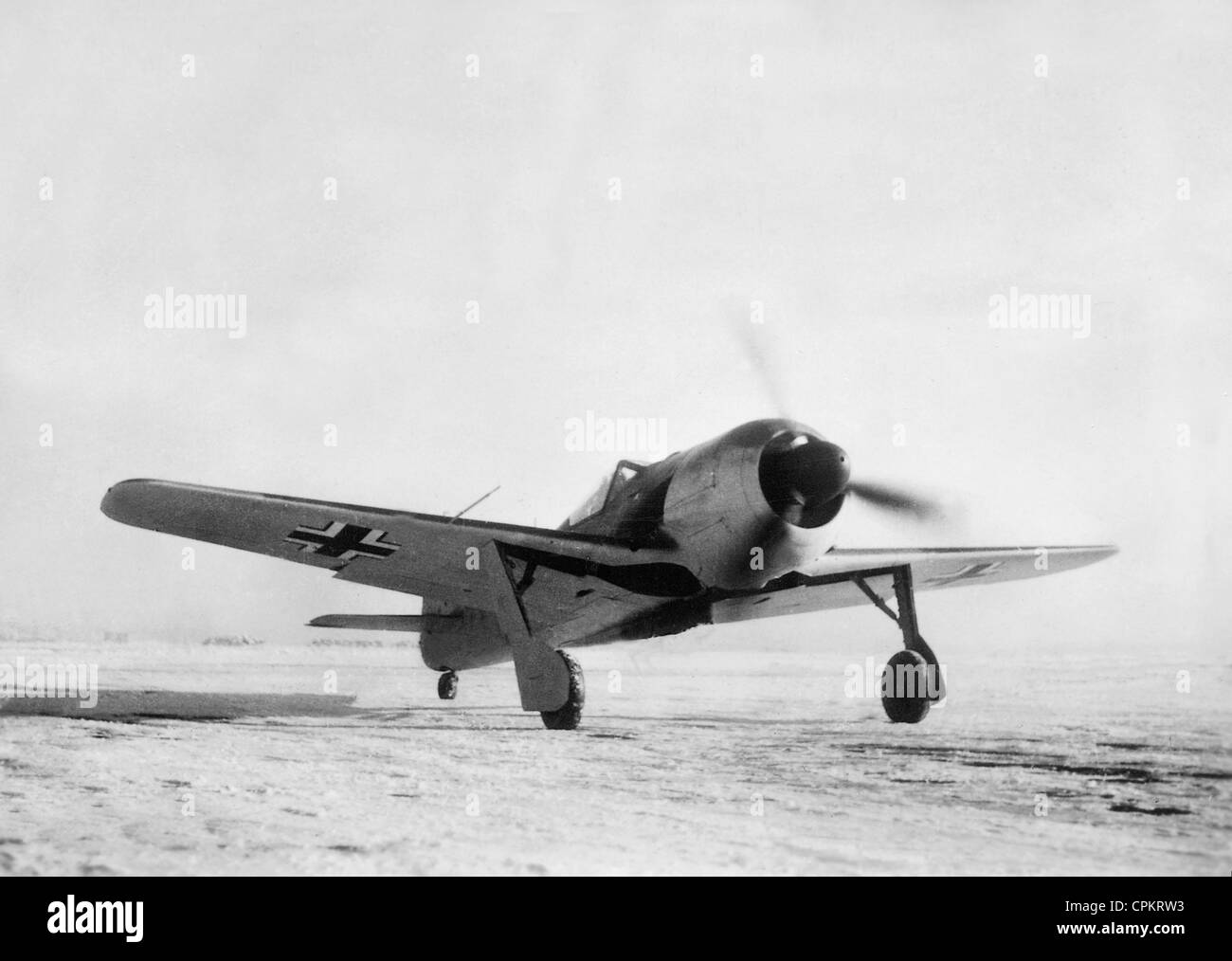 German focke wulf fw 190 fighter plane Black and White Stock Photos ...