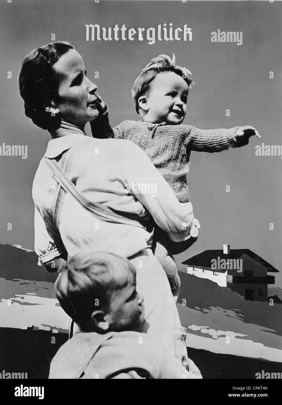 Propaganda Poster "Joy of Motherhood," 1936 Stock Photo - Alamy