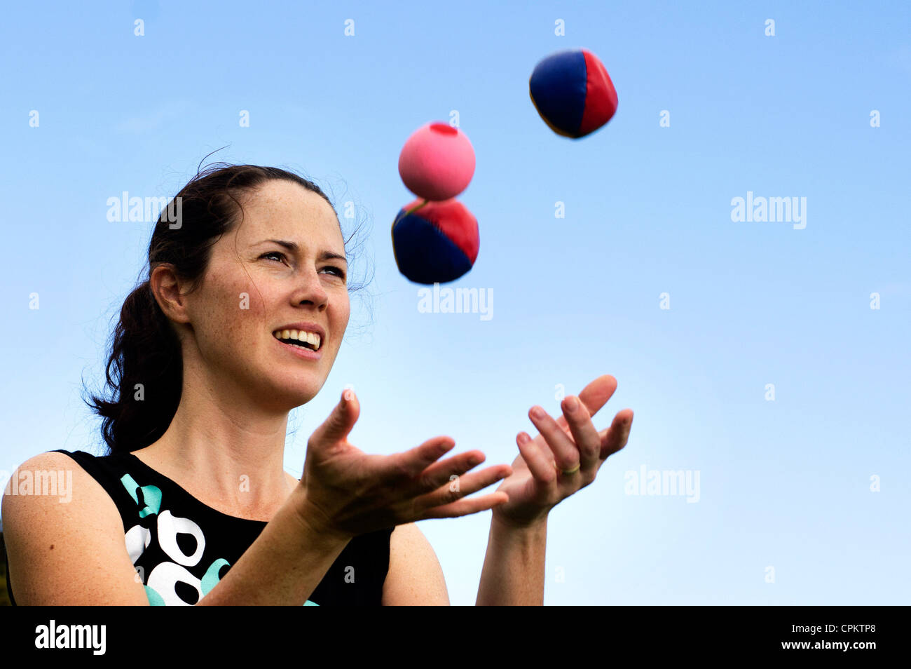 Female Juggler High Resolution Stock Photography and Images - Alamy